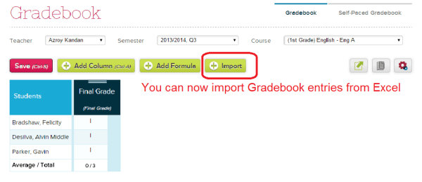 Importing / Exporting Gradebook Data - QuickSchools Blog