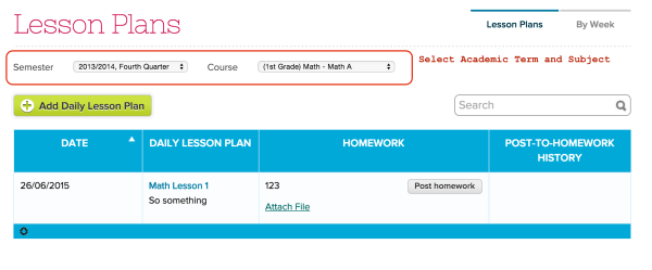 Lesson Plan by Subject (Private Beta) - QuickSchools Blog