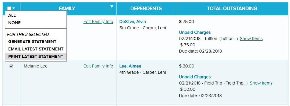 Mass Print Statements - QuickSchools Blog