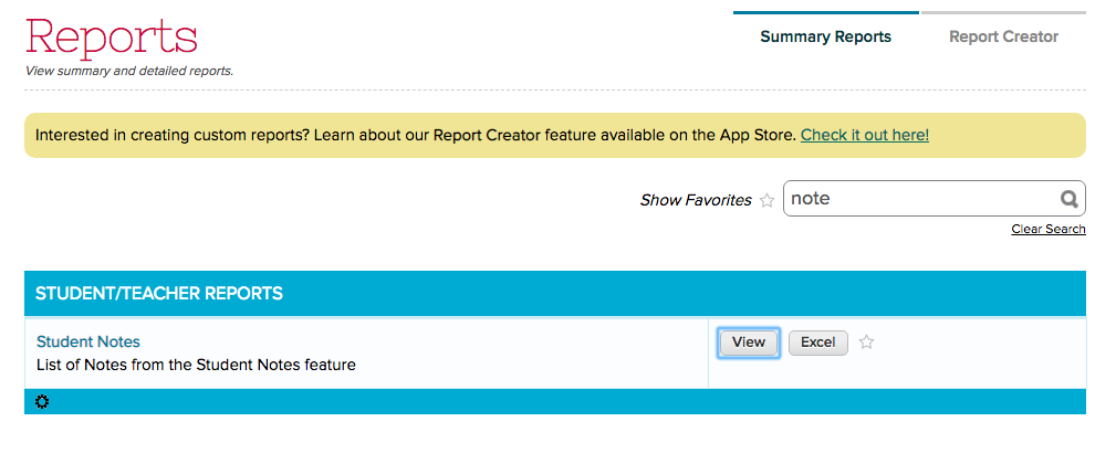 Student Notes Report - QuickSchools Blog